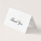 Custom Thank You Fold Card | Zazzle