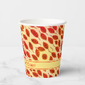 Custom THANKSGIVING Fall Autumn Leaves Paper Cups | Zazzle