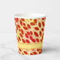 Custom THANKSGIVING Fall Autumn Leaves Paper Cups | Zazzle