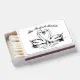 Custom The Perfect Match Swan Wedding Matchbox | Zazzle