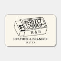 Custom The Perfect Match Wedding Favor Matchboxes | Zazzle