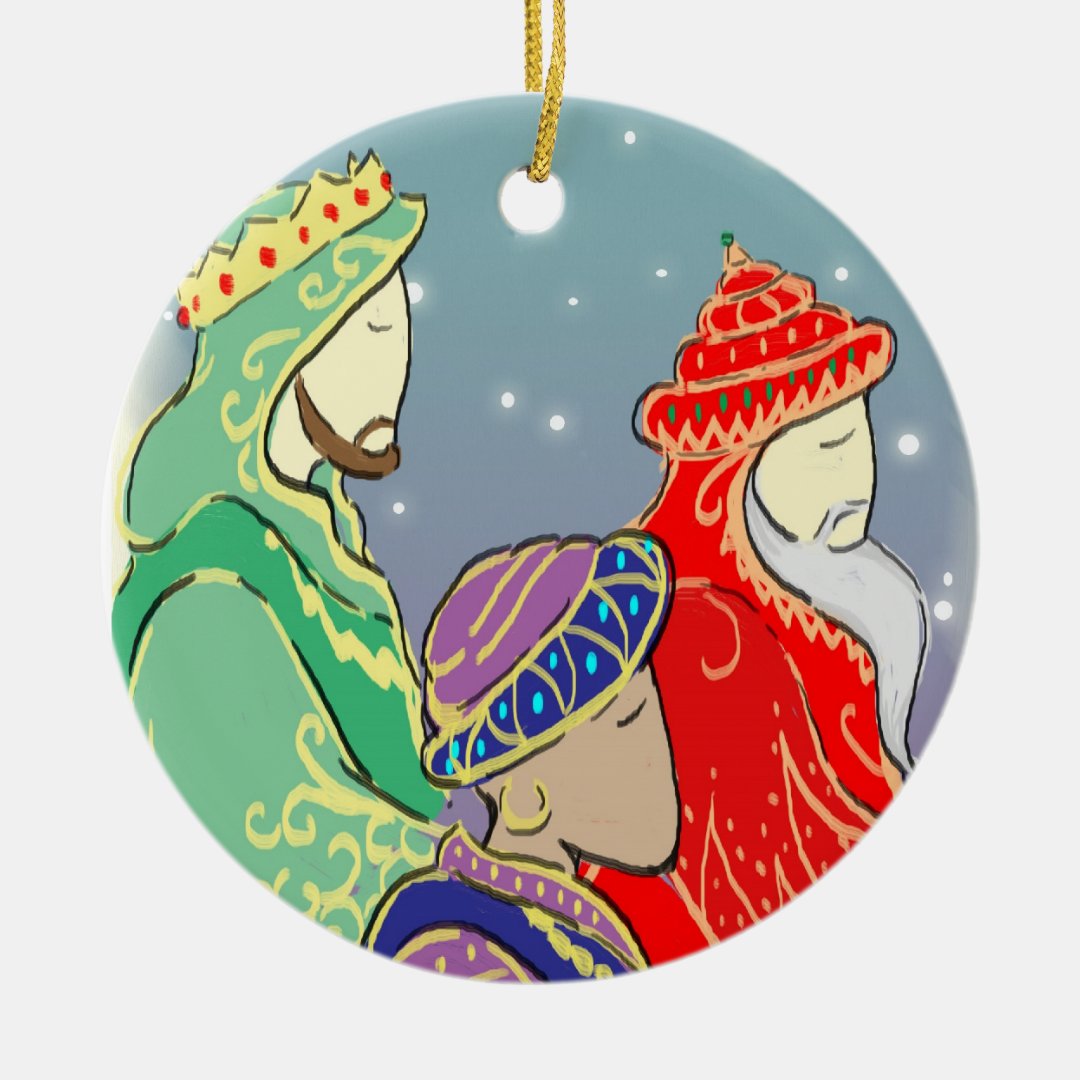 Custom Three Kings Ornament | Zazzle