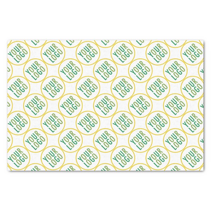 Custom Tissue Paper Promotional Company Logo Bulk | Zazzle.com