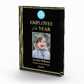 Custom Top Performers Winners Employee Photo Logo Acrylic Award | Zazzle