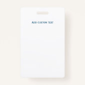 Custom tour guide photo name langage badge ID card | Zazzle