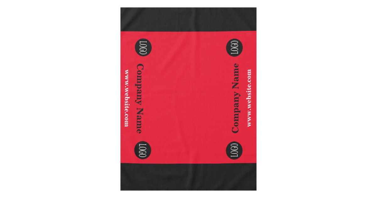 Custom Trade Show Business Tablecloth | Zazzle
