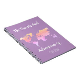 Custom Travel-Inspired Notebook | Zazzle