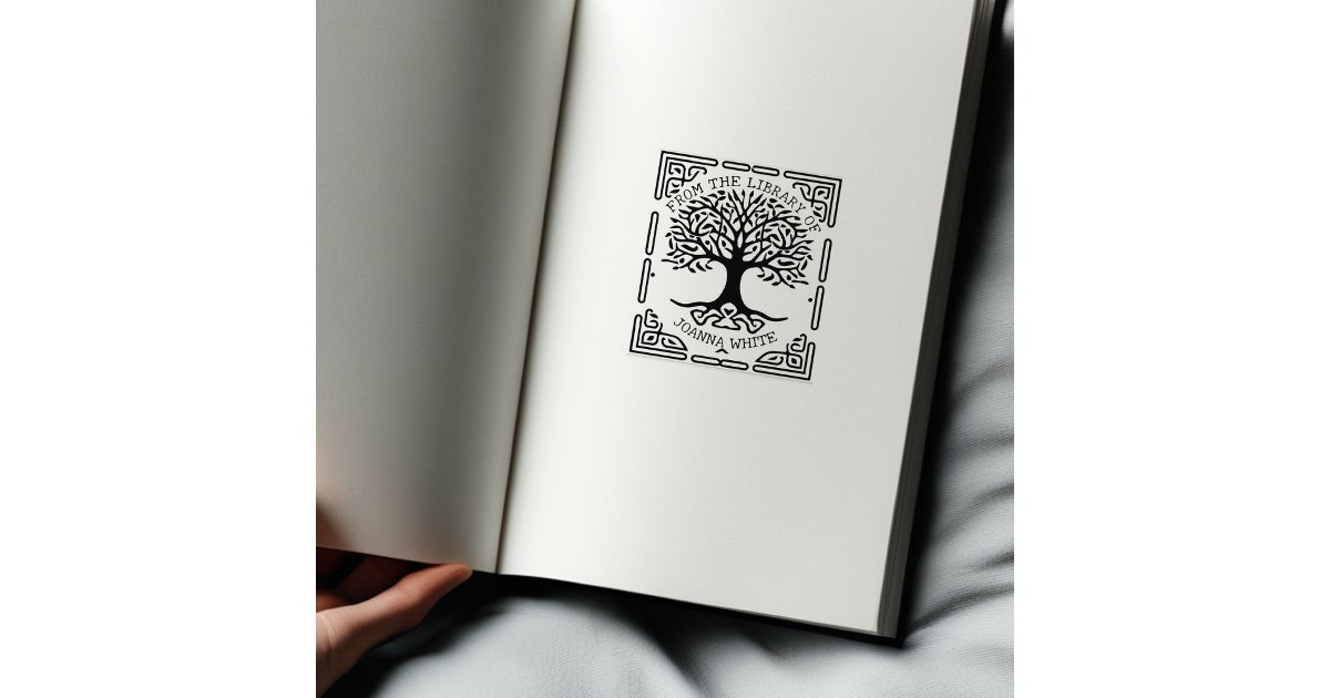 Custom Tree of Life From the Library Of Rubber Stamp | Zazzle
