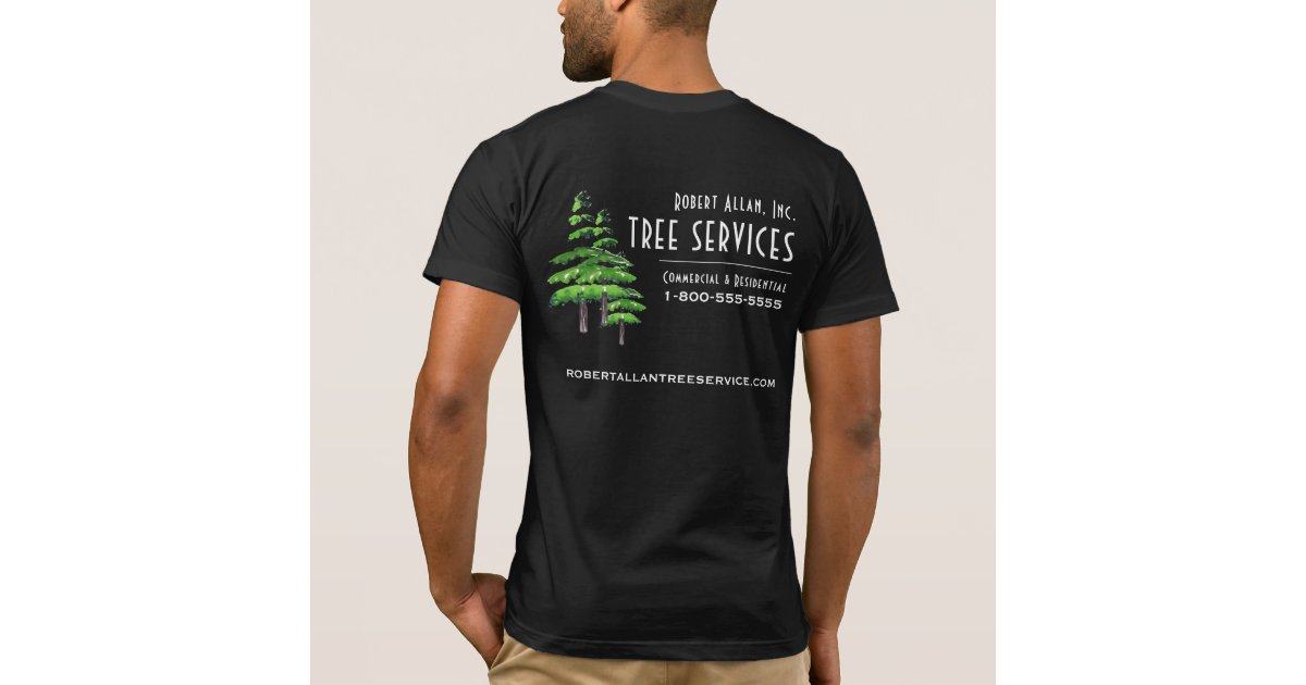 Custom Tree Services T-Shirt | Zazzle