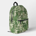 Custom Tropical Leaf Green Exotic Modern Design Printed Backpack | Zazzle