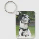 Custom Two Photo and Text Double Sided Keychain | Zazzle