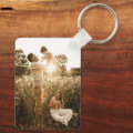 Custom Two Photo Double Sided Aluminum Keychain | Zazzle