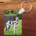 Custom Two Photo Double Sided Aluminum Keychain | Zazzle