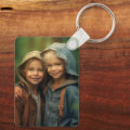 Custom Two Picture Aluminum Double Sided Keychain | Zazzle