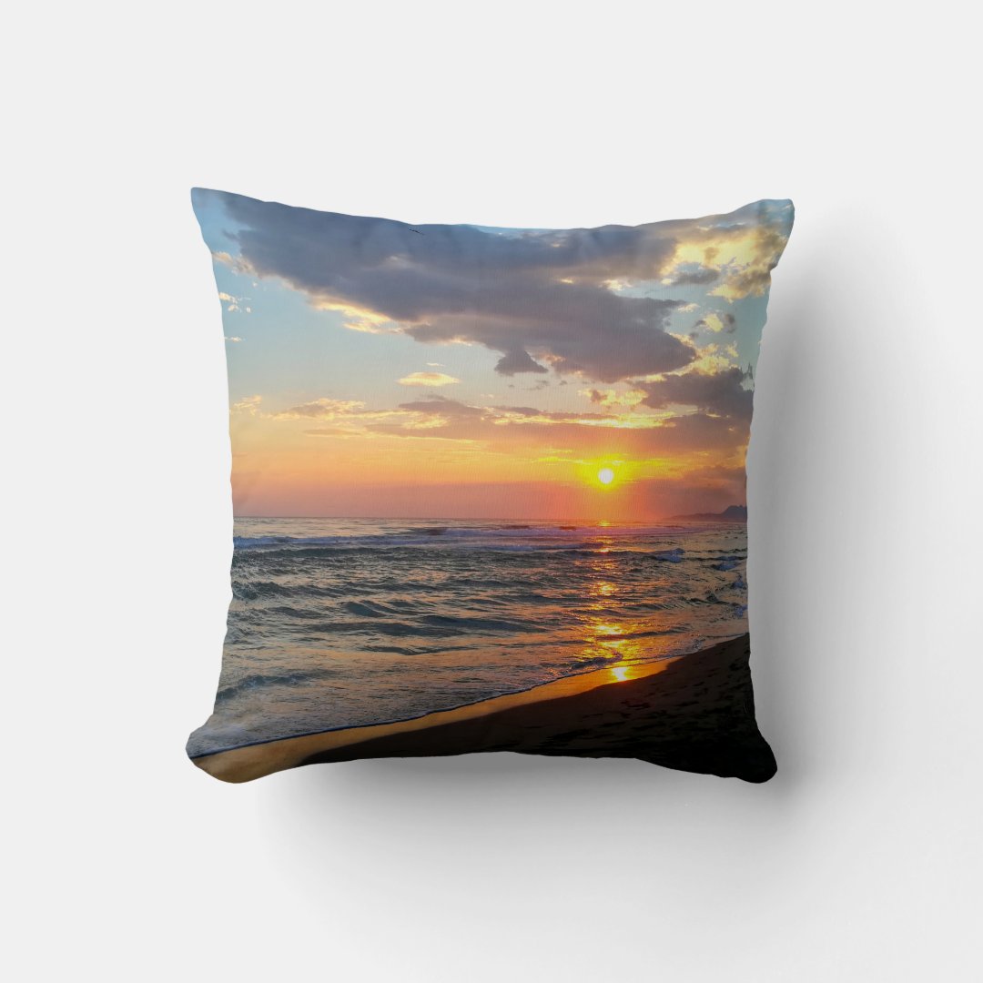 Custom Two-Sided Photo Personalized Throw Pillow | Zazzle