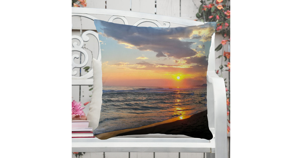 Custom Two-Sided Photo Personalized Throw Pillow | Zazzle
