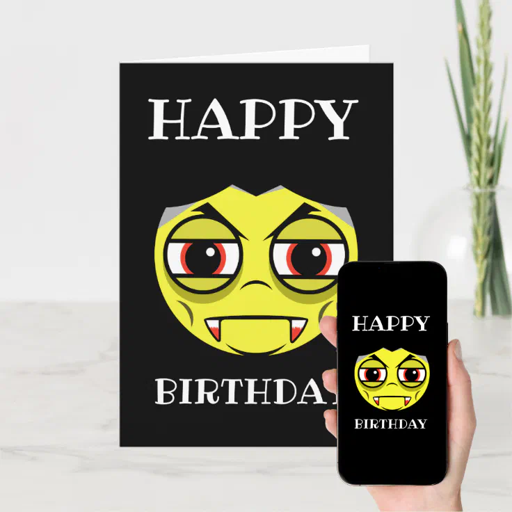 Custom Vampire Pun Card | Zazzle