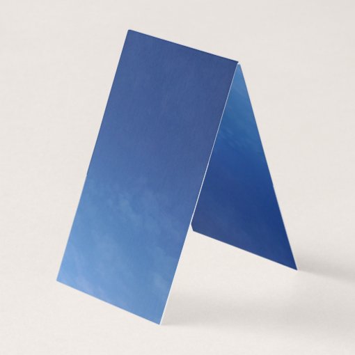 custom vertical tent Fold Folding Business Card | Zazzle