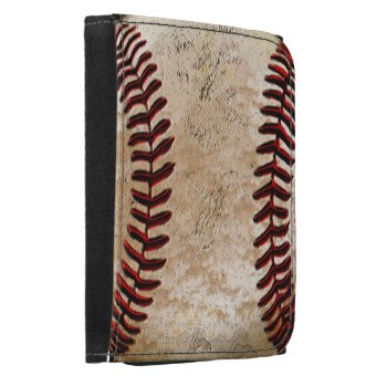 Custom Vintage Baseball Leather Wallet for Guys | Zazzle