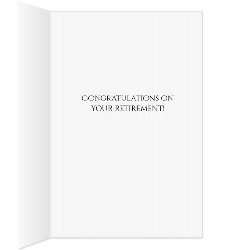 Custom Vintage Book Retirement Card | Zazzle