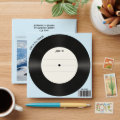 Custom Vintage Faux Vinyl Record Photo Wedding Envelope | Zazzle