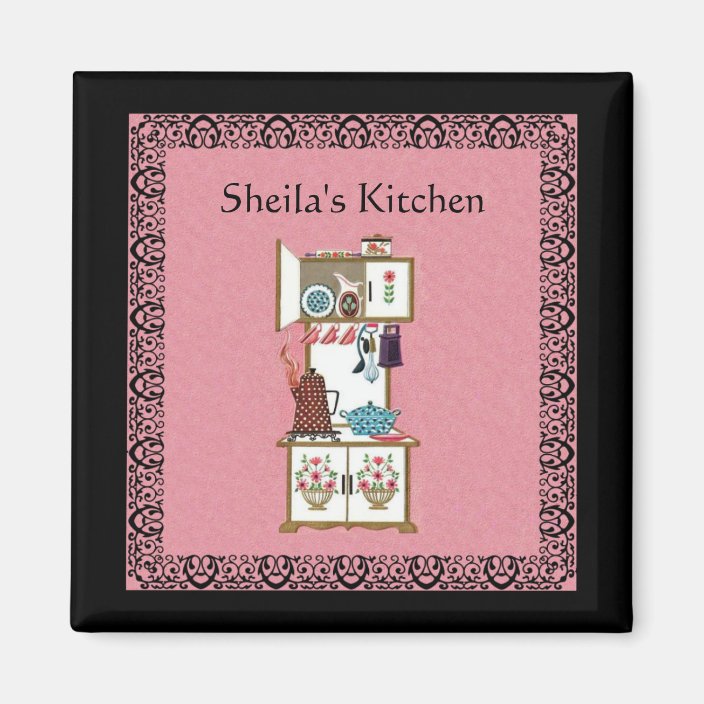 Custom Vintage Kitchen Magnet | Zazzle.com