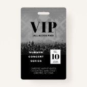 Custom VIP All Access Concert Badge | Zazzle
