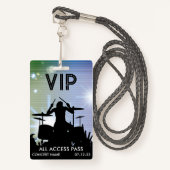 Custom VIP All Access Concert Badge | Zazzle