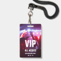 Custom VIP All Access Concert Pass Badge | Zazzle