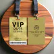 Custom VIP All Access Event Barcode Logo Gold Badge | Zazzle
