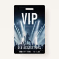 Custom VIP All Access Pass Concert Event Badge | Zazzle