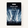 Custom VIP All Access Pass Concert Event Badge | Zazzle