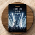 Custom VIP All Access Pass Concert Event Badge | Zazzle