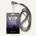 Custom VIP All Access QR Code Event Badge | Zazzle