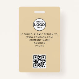 Custom VIP All Access QR Code Event Gold Foil Badge | Zazzle