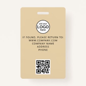 Custom VIP All Access QR Code Event Gold Foil Badge | Zazzle