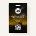 Custom VIP QR Code Event Badge | Zazzle