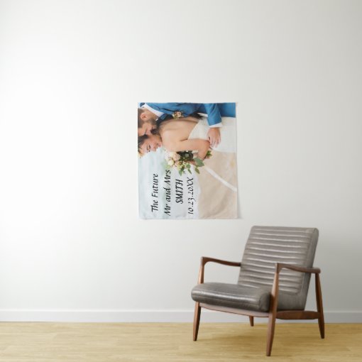 Custom Virtual Engagement Party Backdrop | Zazzle