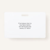 Custom Visitor ID Badge | Zazzle