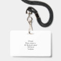 Custom Visitors Guests Logo Company Name ID Badge | Zazzle