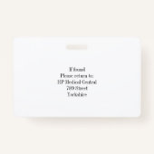 Custom Visitors Guests Logo Company Name ID Badge | Zazzle