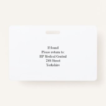 Custom Visitors Guests Logo Company Name ID Badge | Zazzle