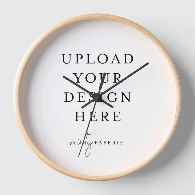 Custom Wall Clock | Zazzle