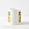 Custom Warning May Start Talking About Coffee Mug | Zazzle