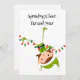 Custom Waving Elf QR Code Holiday Greeting Card | Zazzle