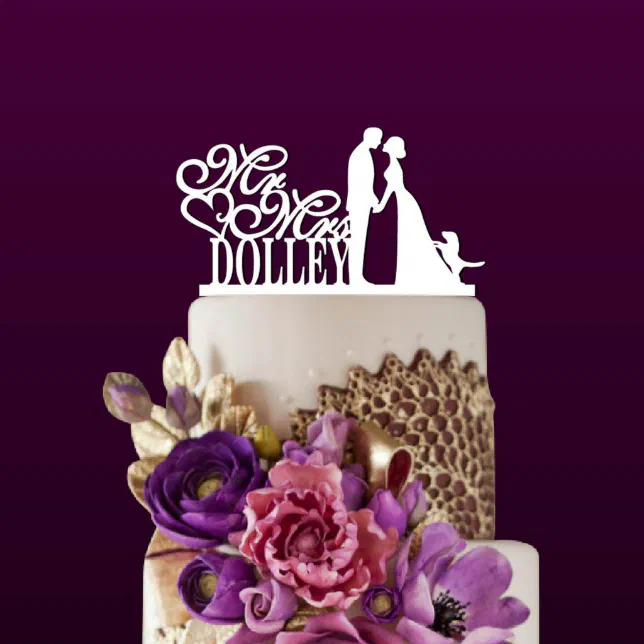Custom Wedding Couple Cake Topper | Zazzle