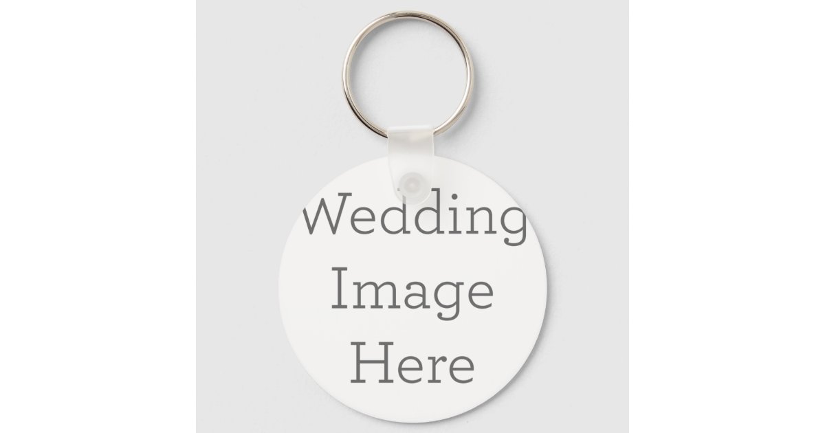 Custom Wedding Keychain | Zazzle