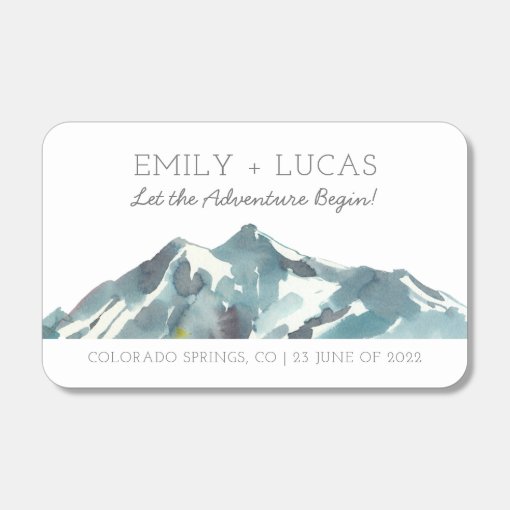 Custom Wedding Mountain Matchbox Favor Matchboxes | Zazzle