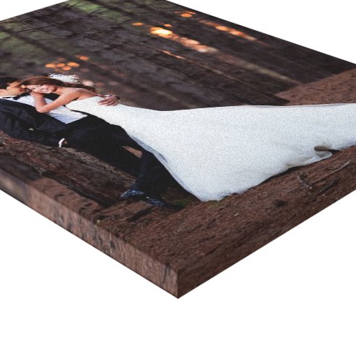 Custom Wedding Photo Canvas Art Print | Zazzle