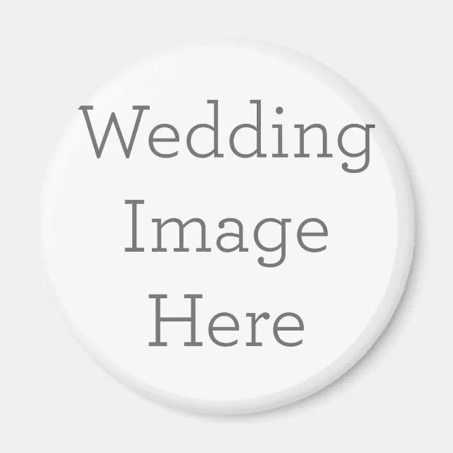 Custom Wedding Photo Magnet | Zazzle